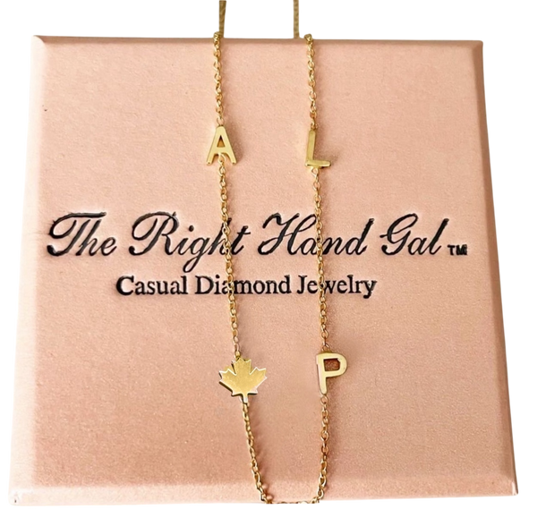 Mini Maple Leaf Necklace – The Right Hand Gal