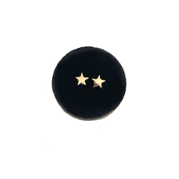Mini Star Studs - Solid Gold – The Right Hand Gal